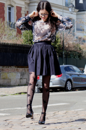 Comment porter le collant à motif ? | Mode - Rosepaillettee