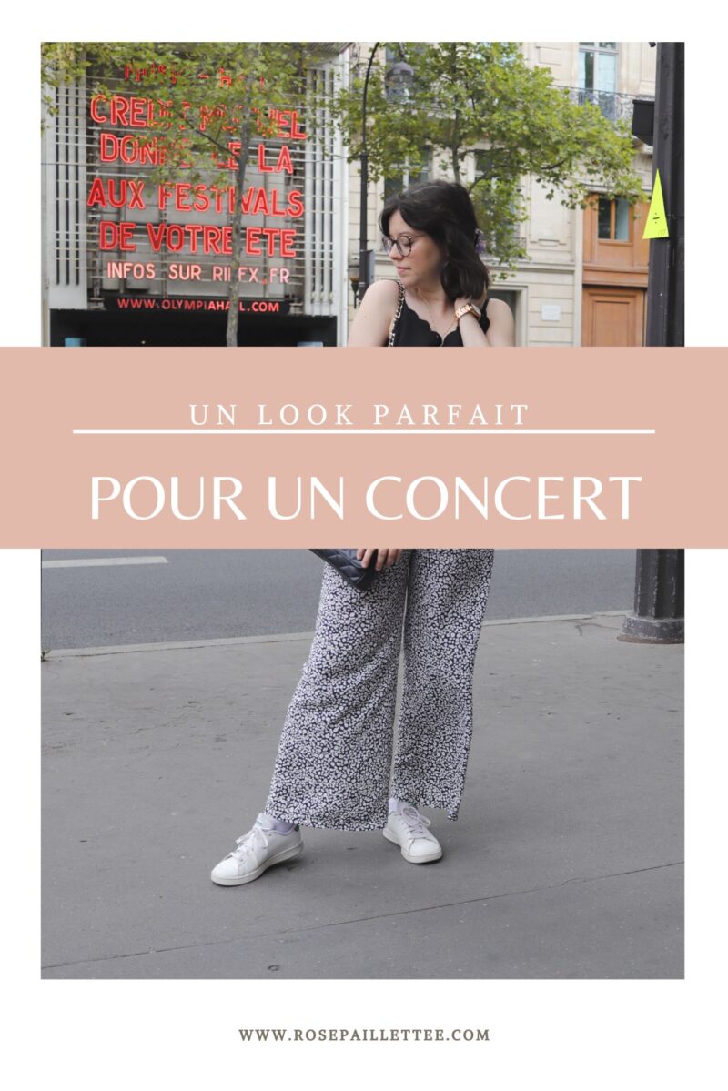 Un look parfait pour un concert | OOTD - Rosepaillettee
