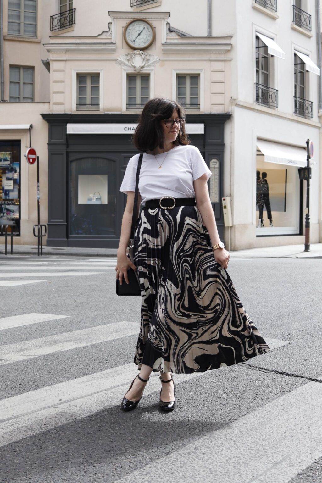 Opter pour la jupe en soie l'été | OOTD - Rosepaillettee