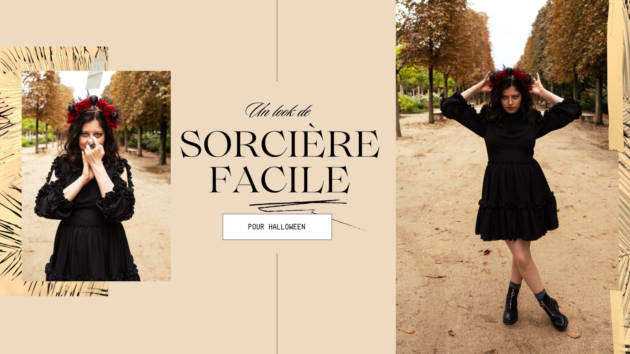 Un Look de Sorcière Facile pour Halloween - Rosepaillettee